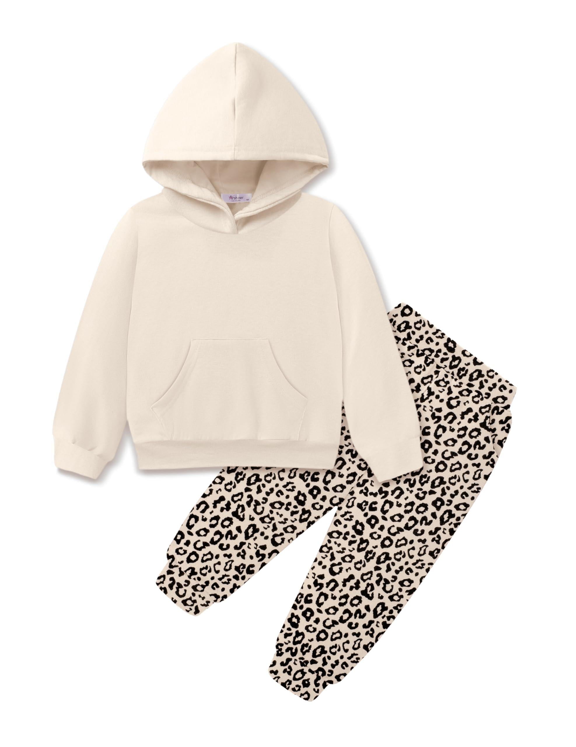 Arshiner Toddler Girl's 2Pcs Outfits Clothing Sets Long Sleeve Hoodie ...