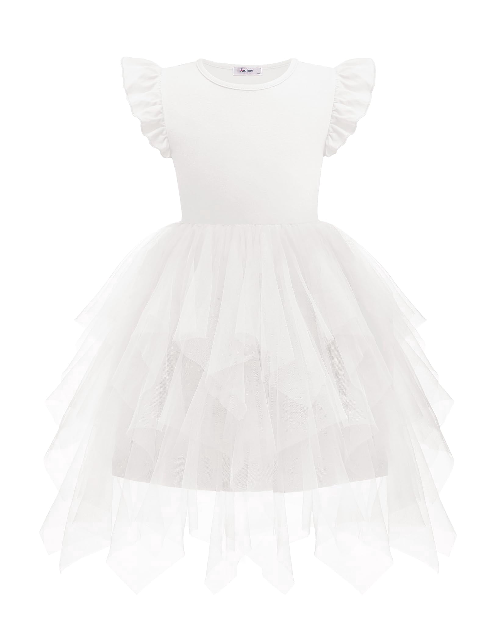 Arshiner Toddler Tutu Dress Little Girls Irregular Tulle Princess ...