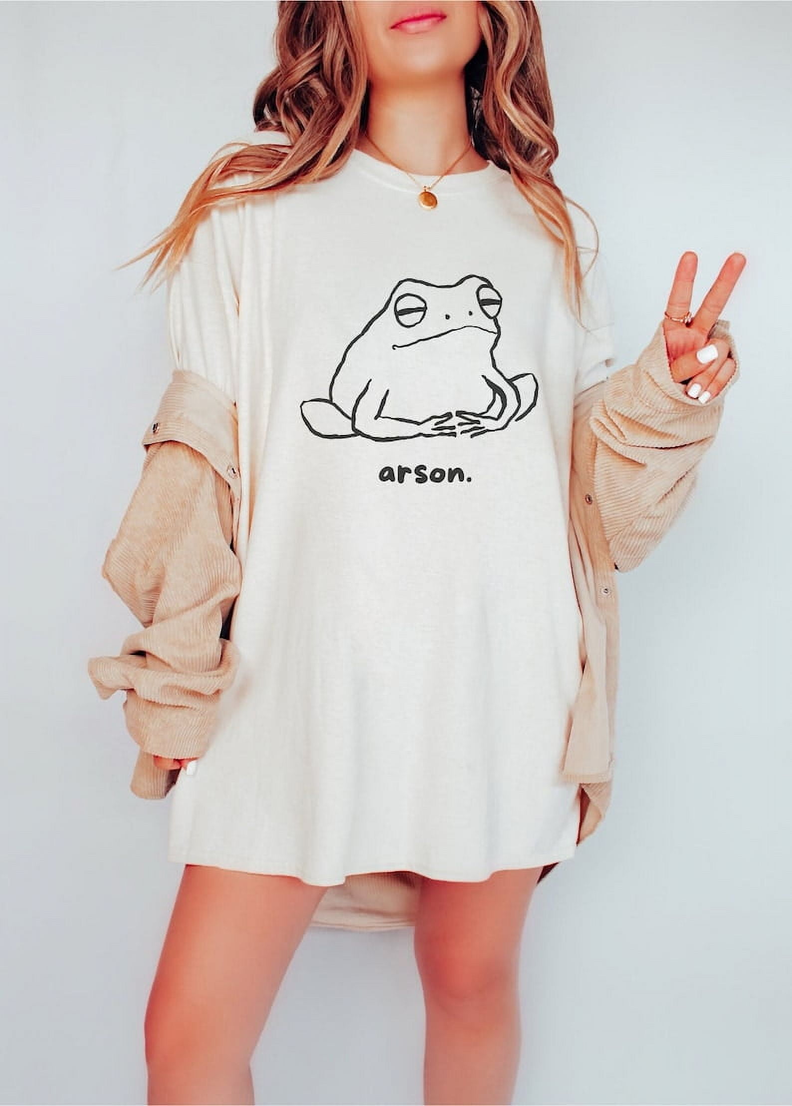 Arson, Frog Shirt, Unhinged Shirts, Weirdcore Clothing, Cursed Shirt, Oddly Specific, Weird ...