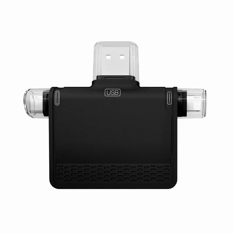 Woaeety 7-in-1 SD Card Reader for iPhone iPad Android PC Laptop, Trail ...