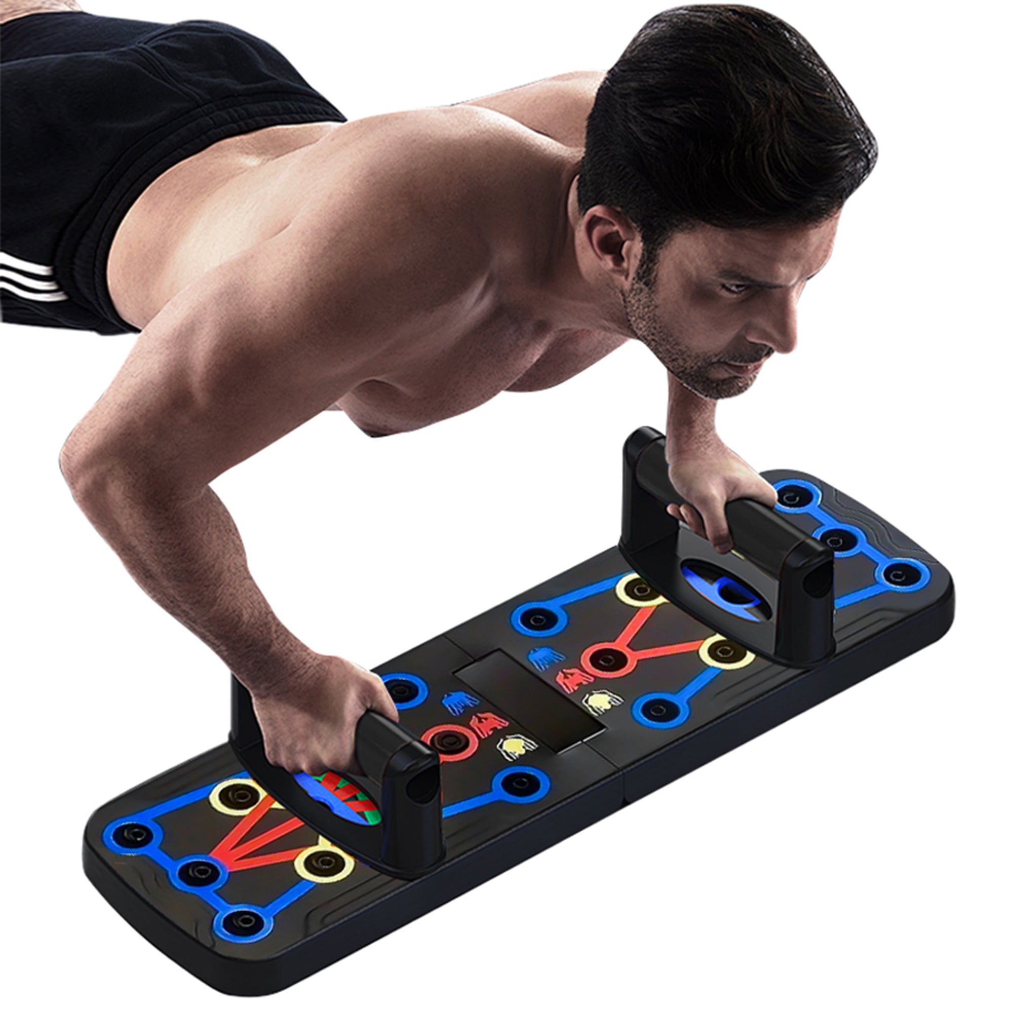 Arsvita Push Up Board with Smart Count Multi-Function 30-in-1 Portable ...