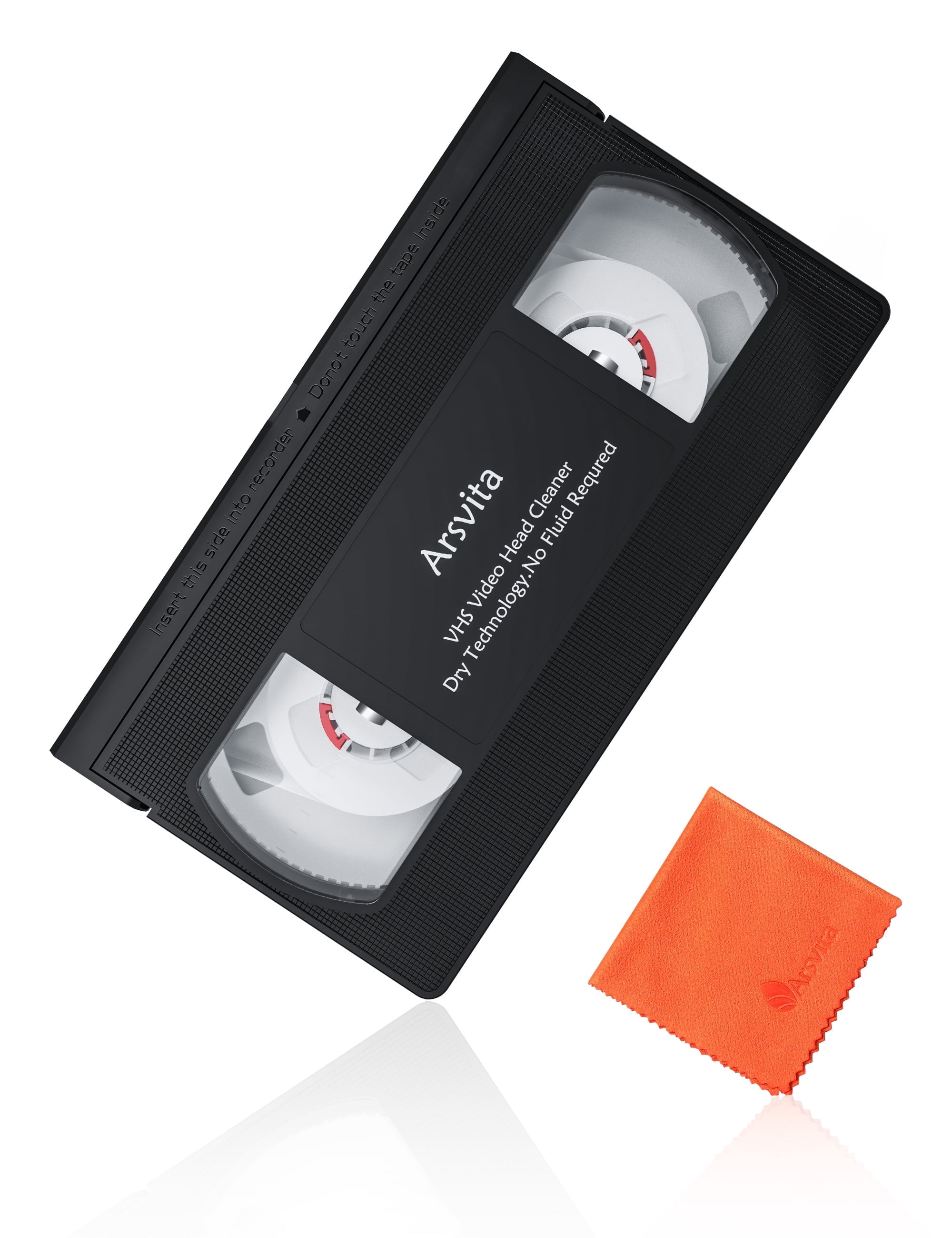 Arsvita VHS VCR Head Cleaner, Microfibre Cleaning Tape Kit, Reusable ...