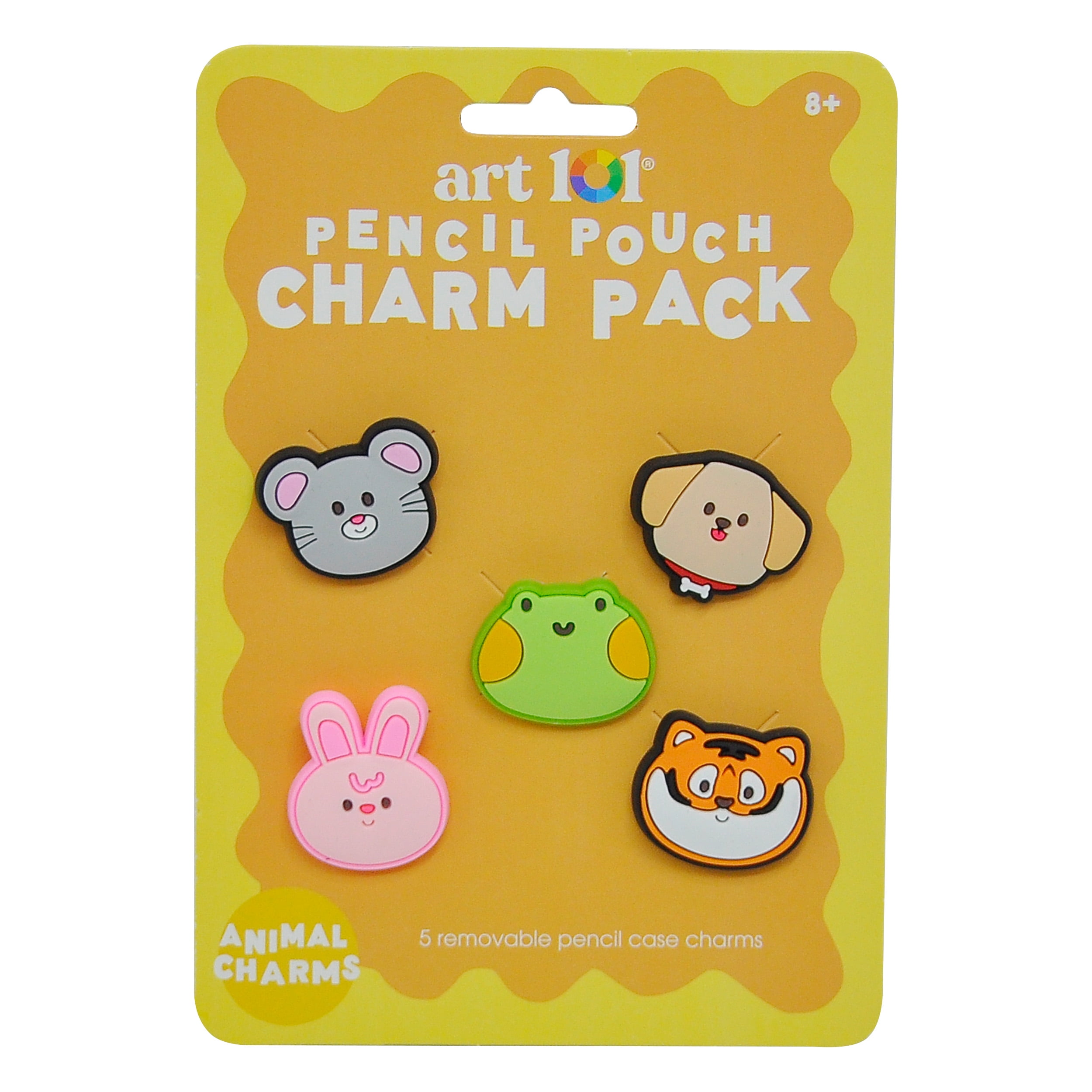 Art 101 Animal Charms-Pencil Case Accessory, Back to School, For All ...