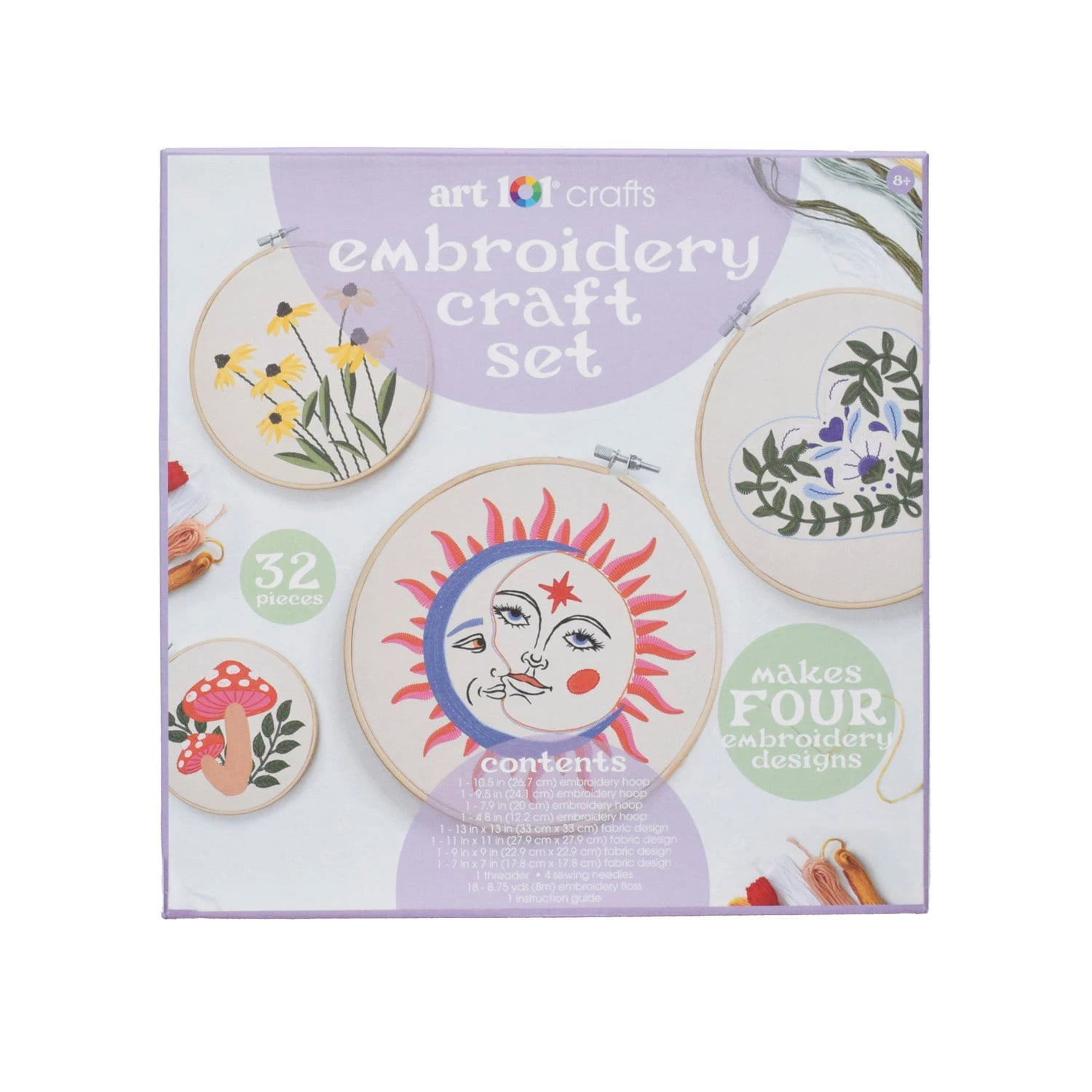 Art 101 Crafts Embroidery Craft Set - Walmart.com