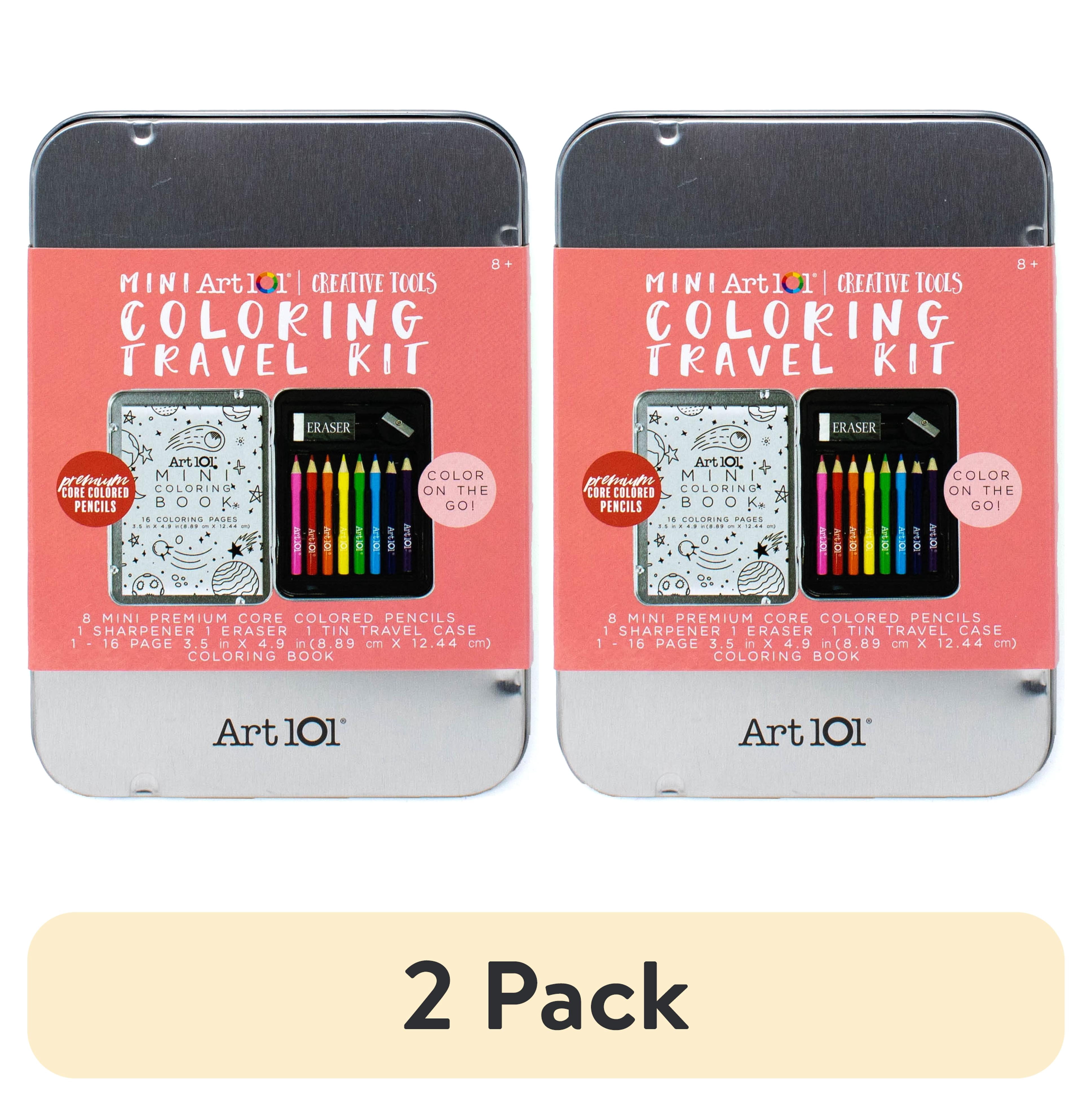 (2 pack) Art 101 Creative Tools Coloring Set for Children to Adults in ...