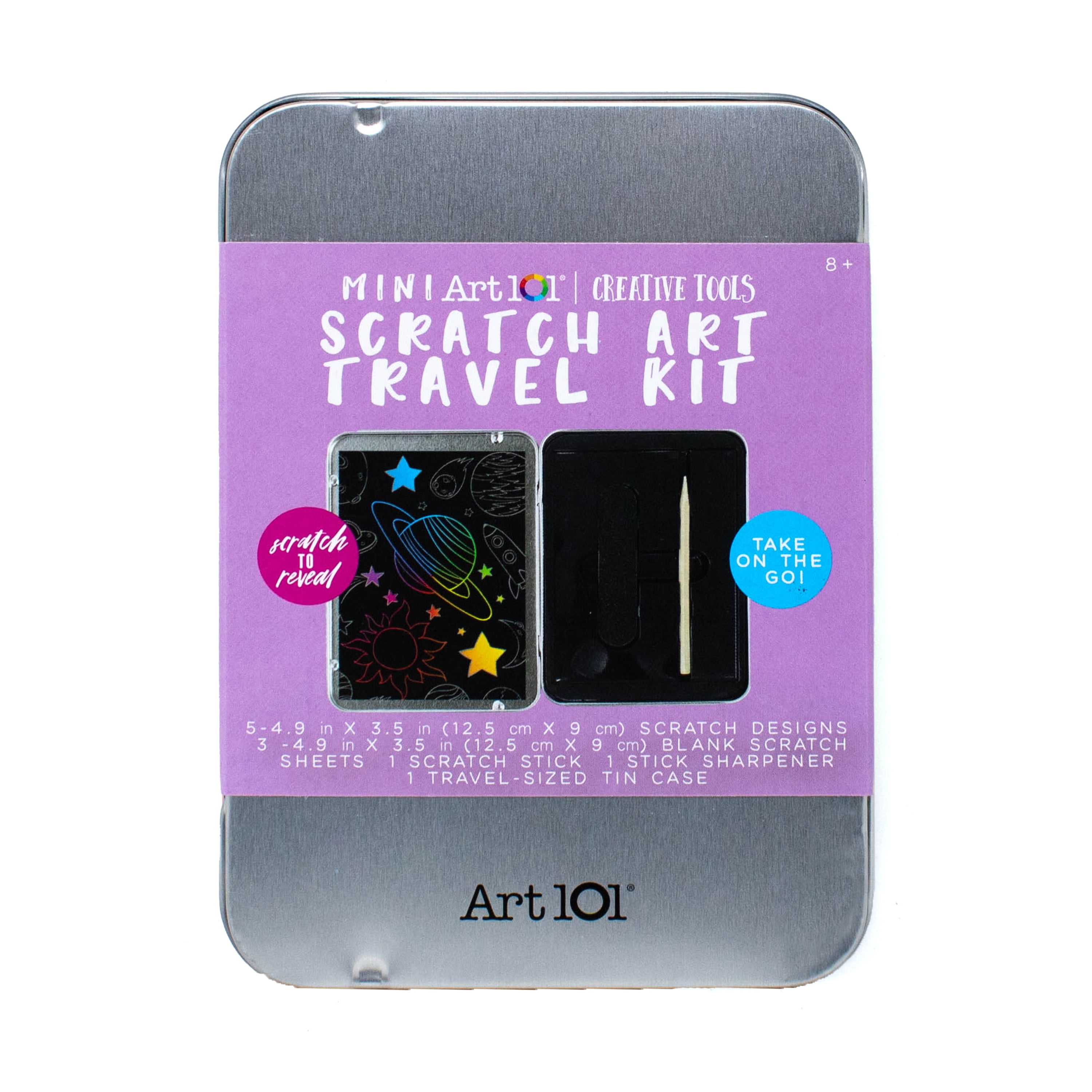Art 101 Creative Tools Scratch Art Multifunctional Set for Children to ...
