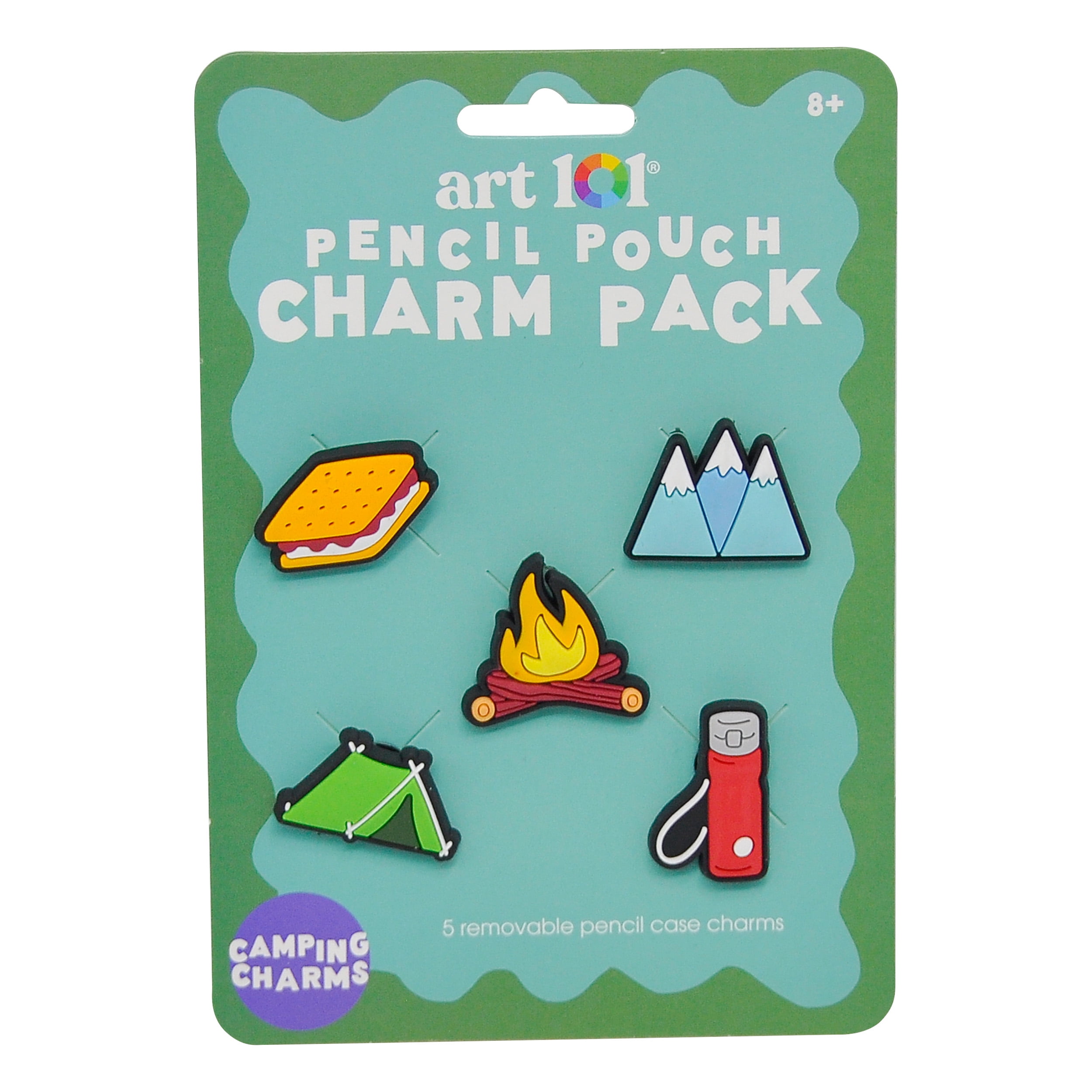 Art 101 Camping Charms-Pencil Case Accessory, Back to School, for ...