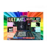 Art 101 Ultimate Scratch Art Combo Kit, 41 Pieces, Colorful Carrying ...