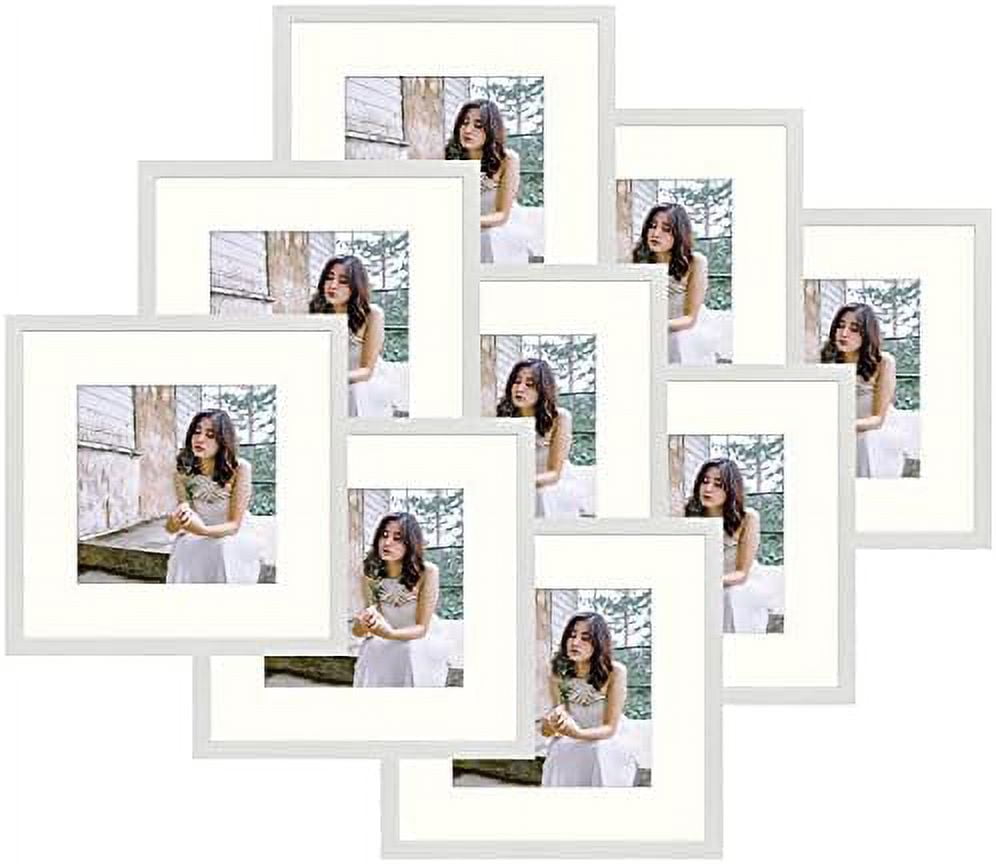 Art, 12x12 Picture with Mats for 8x8 Photos, White Color s for Mounting ...