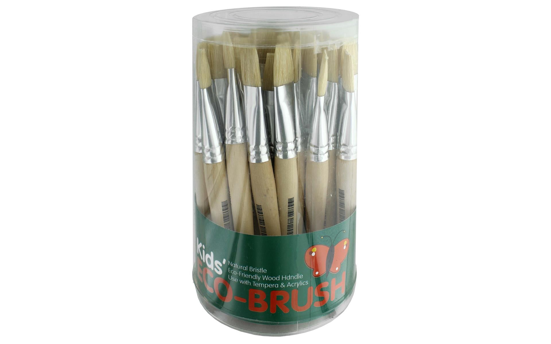 Art Advantage Brush Stubby Flat 1/2" Ast 36pc - Walmart.com