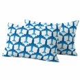 Art Aircraft Outdoor Pillow Covers Set of 2 Blue Gradient Cartoon ...
