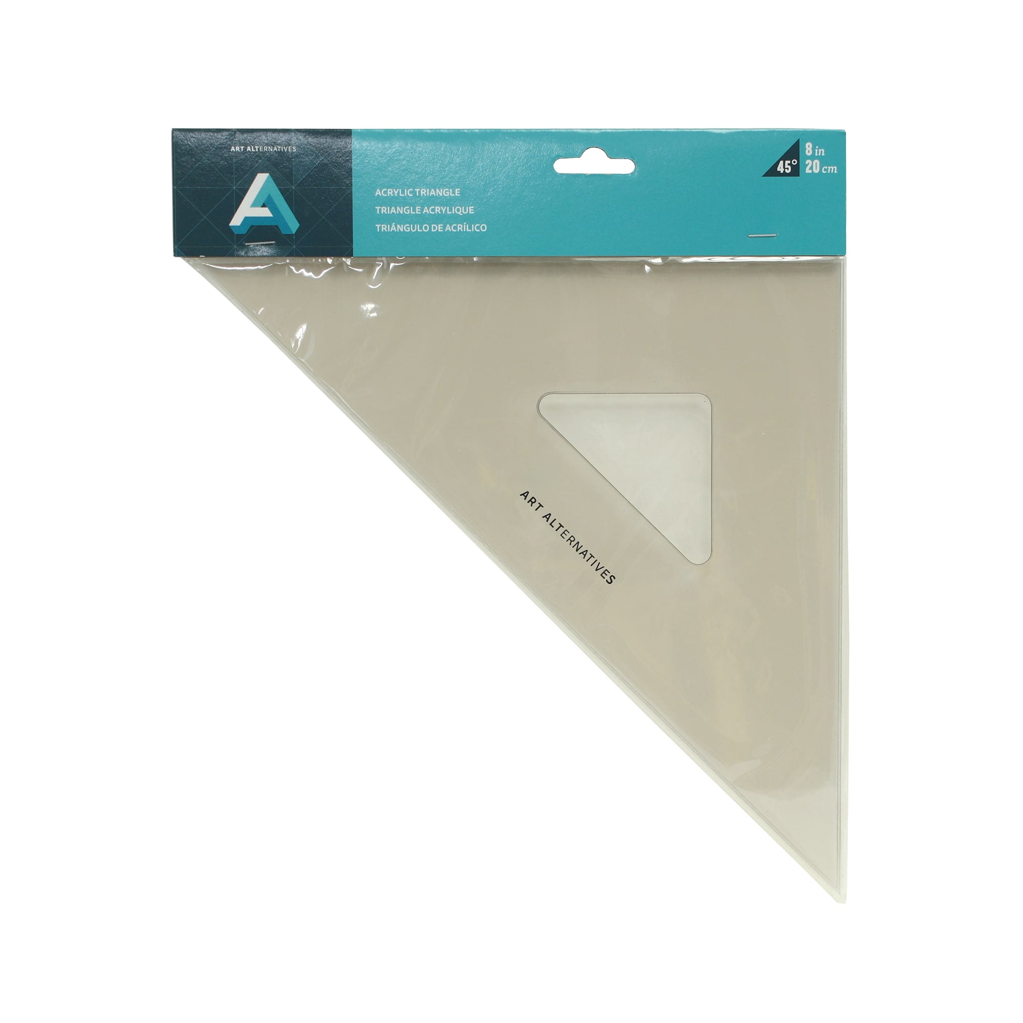 Art Alternatives Acrylic Triangle, 8", 45° - Walmart.com