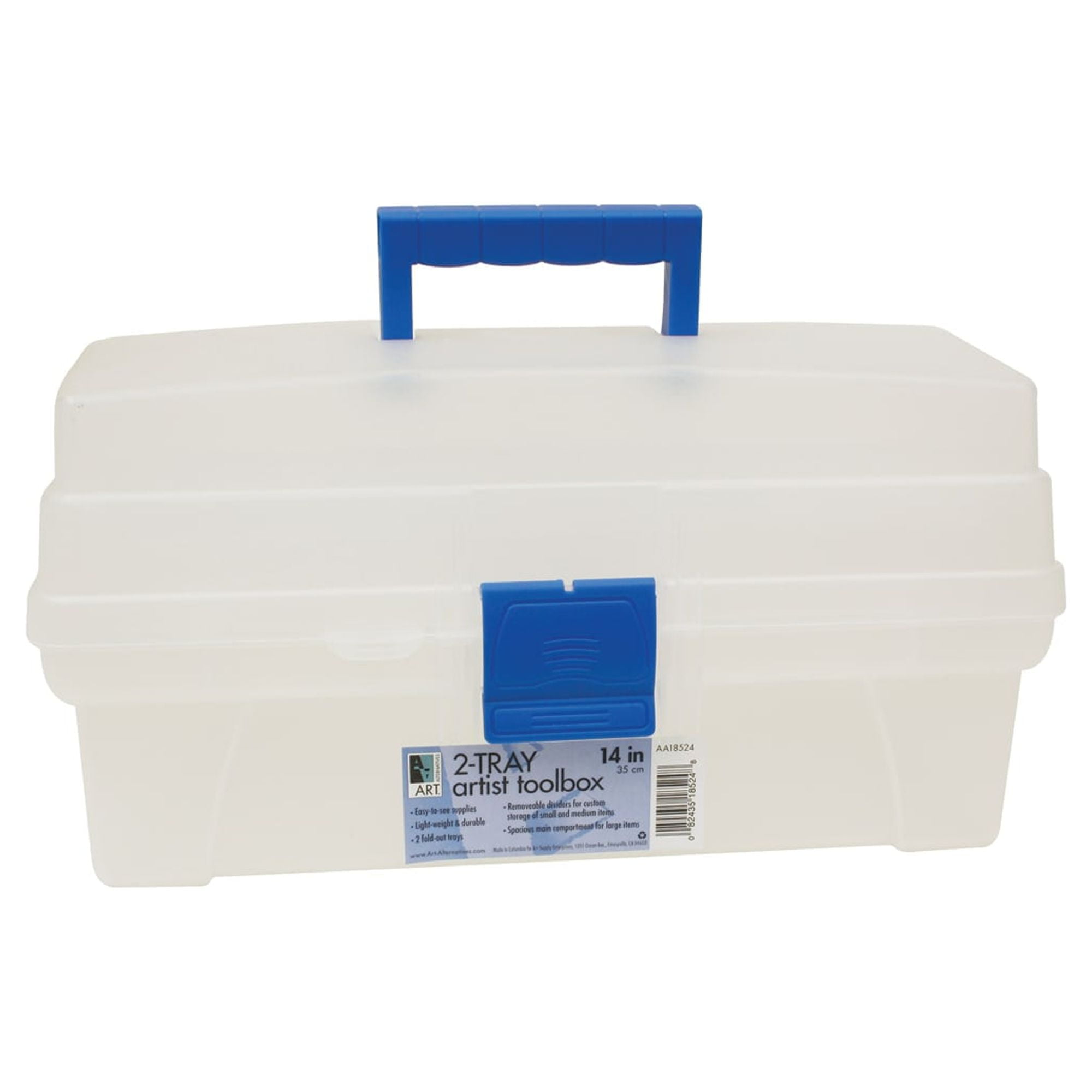 Art Alternatives Artist 2-Tray Toolbox - Walmart.com