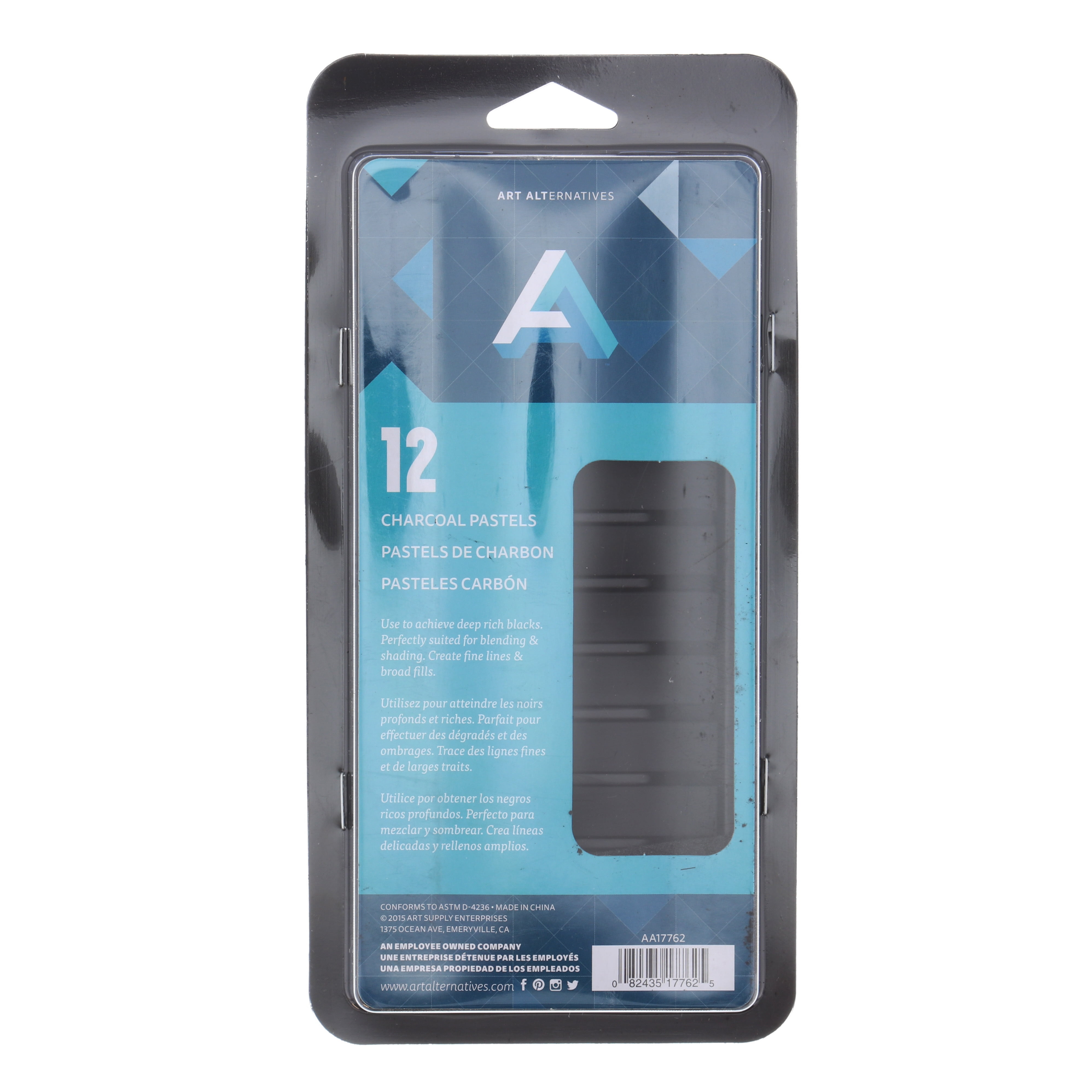 Art Alternatives Charcoal Drawing Sticks, 12-Stick Set - Walmart.com