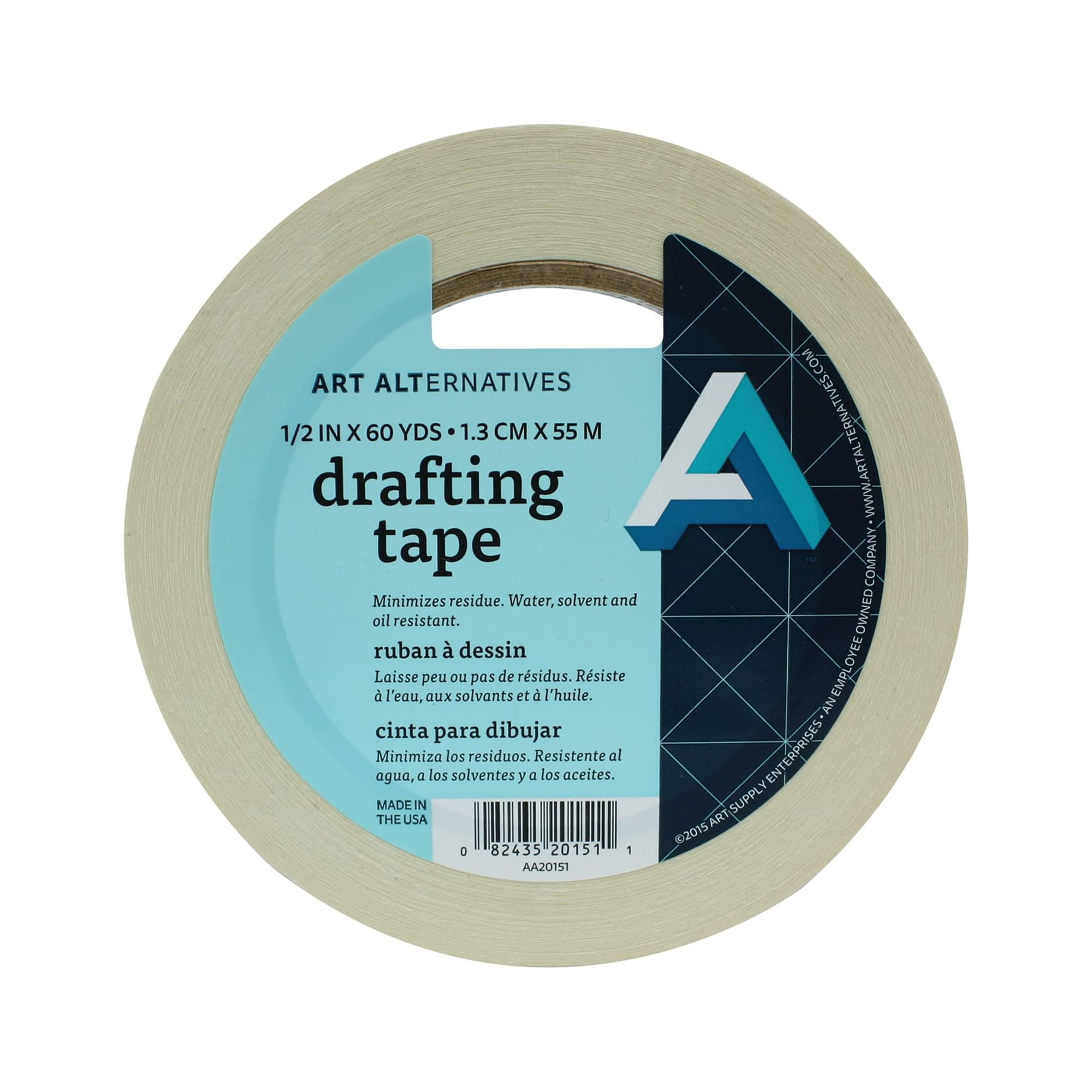 Art Alternatives Drafting Tape, 1/2" x 60 yds. - Walmart.com
