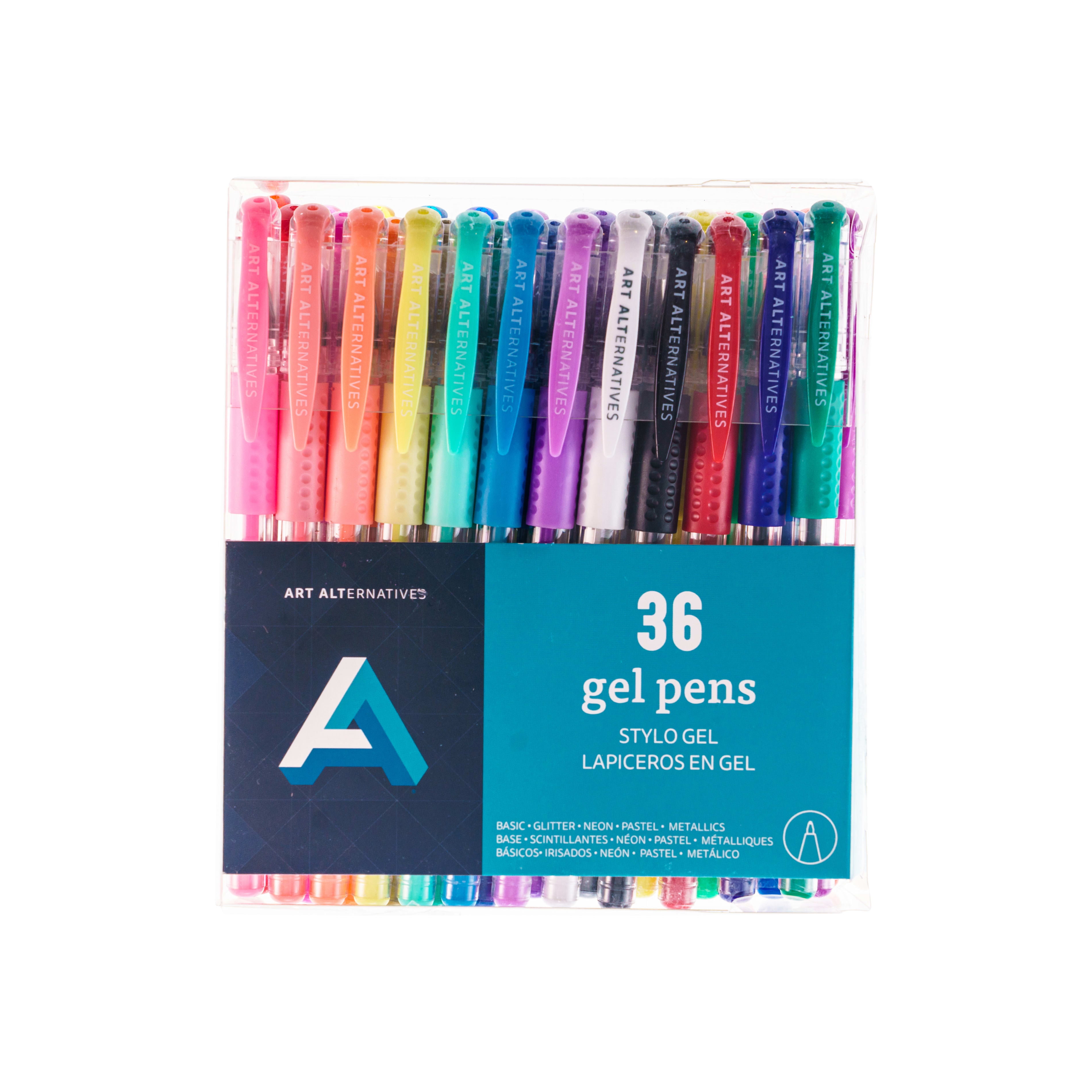 Art Alternatives Gel Pen Set, 36-Pens - Walmart.com
