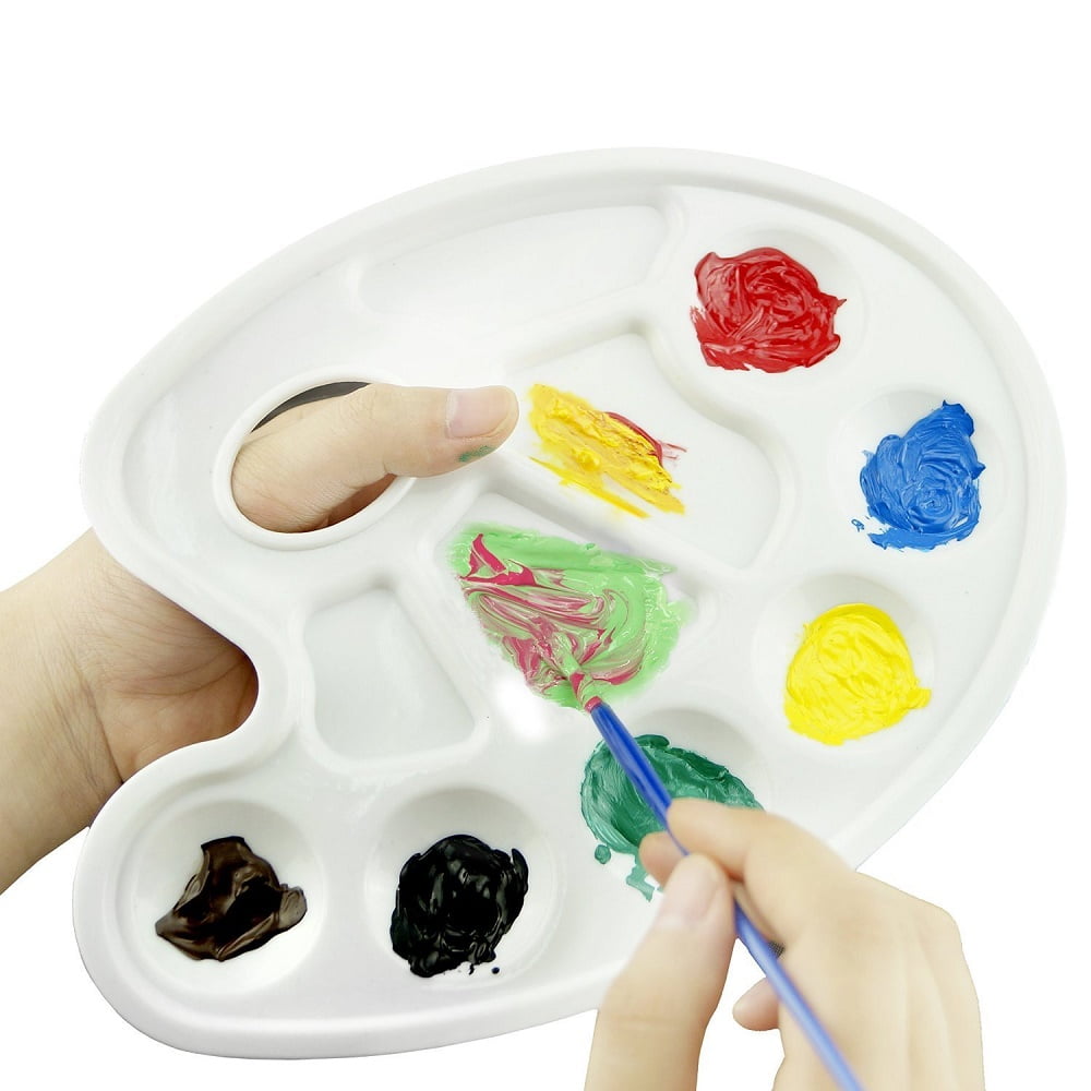 Art Alternatives Paint Tray, 10 Wells with Thumb Hole Pack of 10 ...