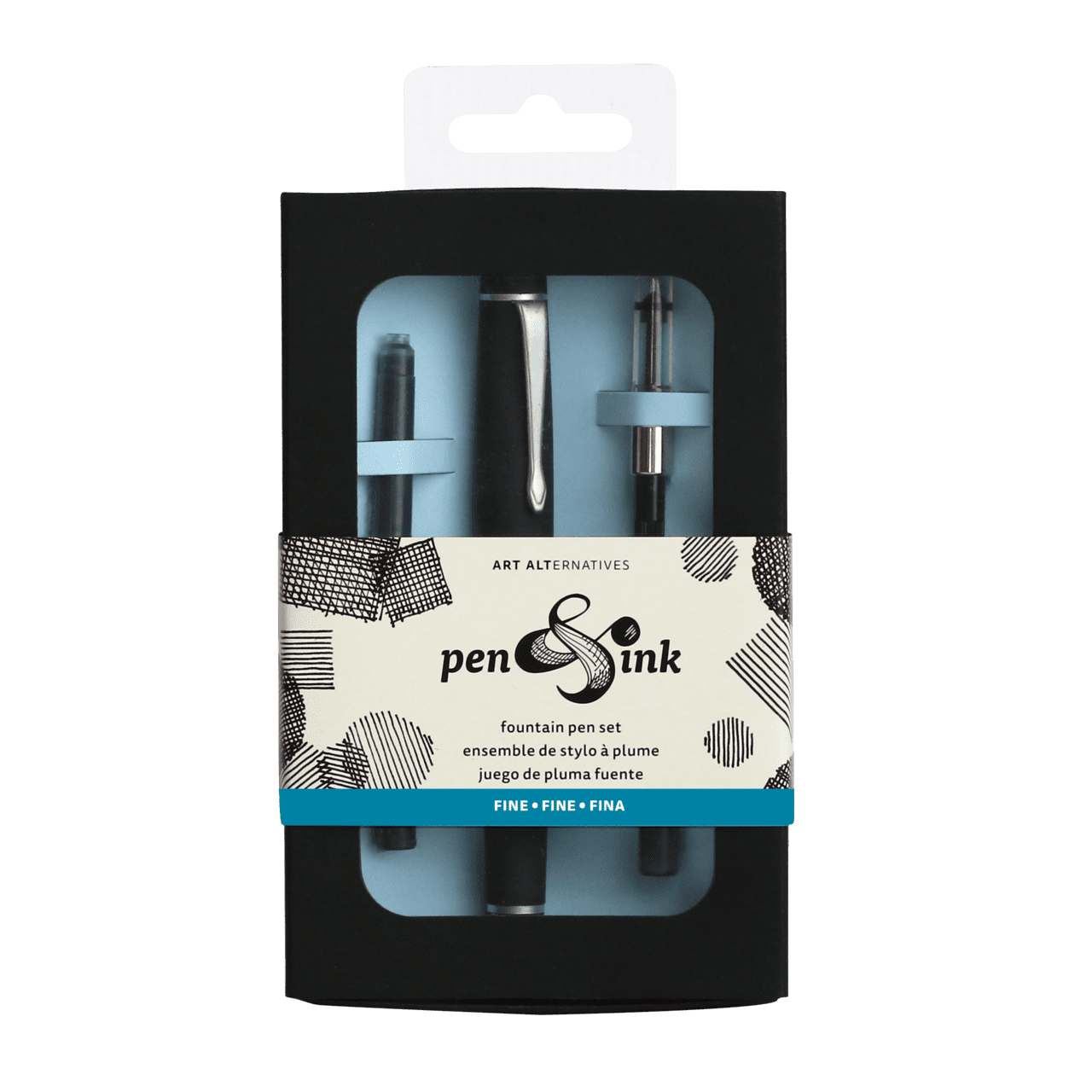 Art Alternatives Pen & Ink Fountain Pen, Fine - Walmart.com