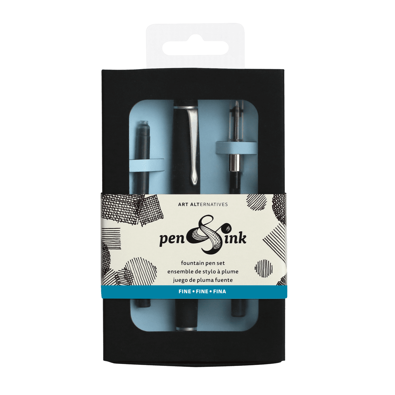 Art Alternatives Pen & Ink Fountain Pen, Fine - Walmart.com