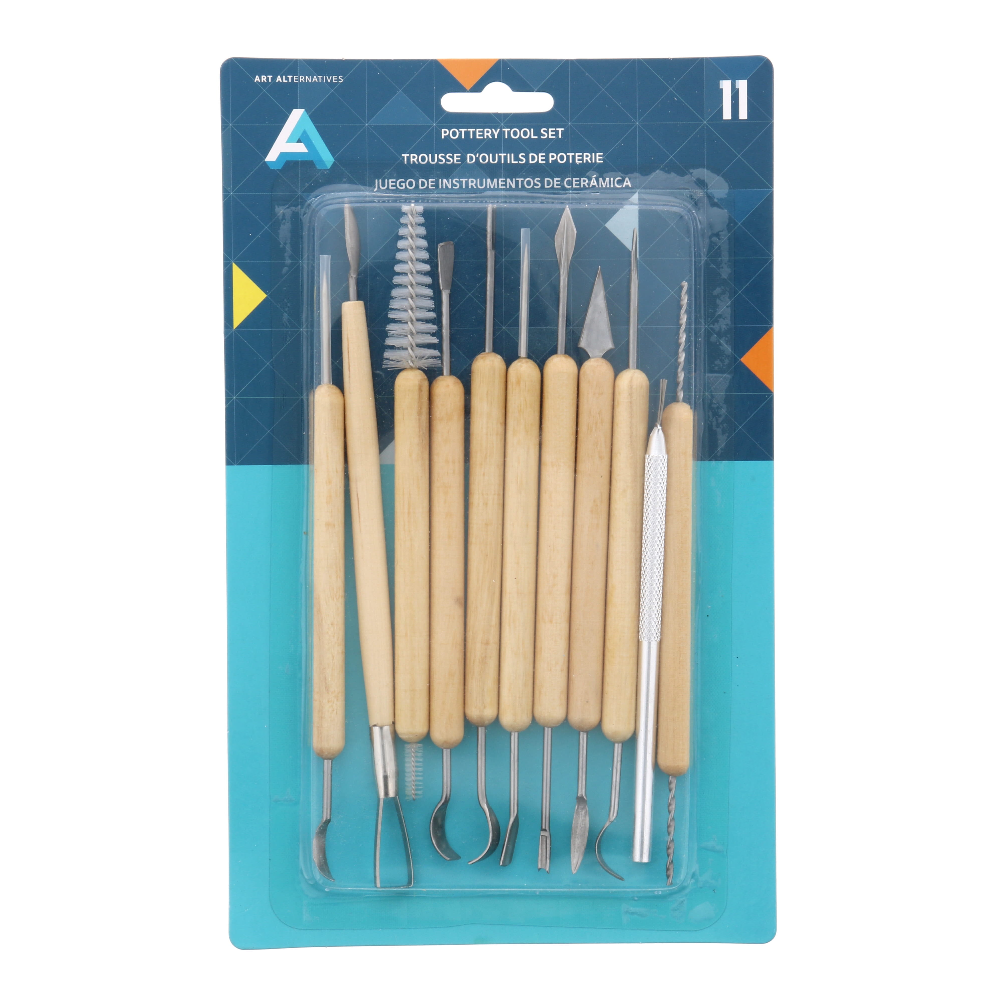 Art Alternatives Pottery Tool Set, 11-Pieces - Walmart.com