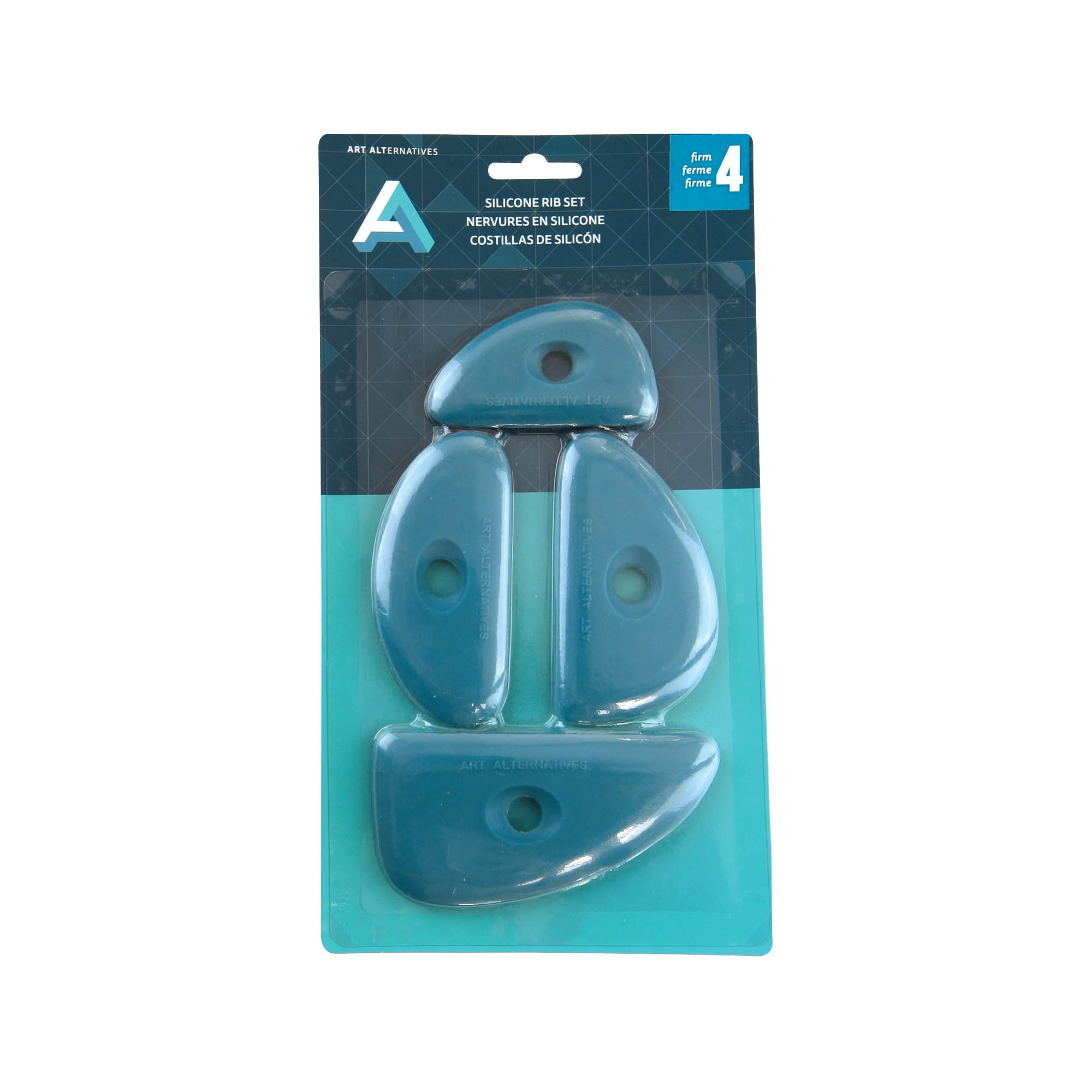 Art Alternatives Silicone Rib Set, 4-Pieces, Firm - Walmart.com