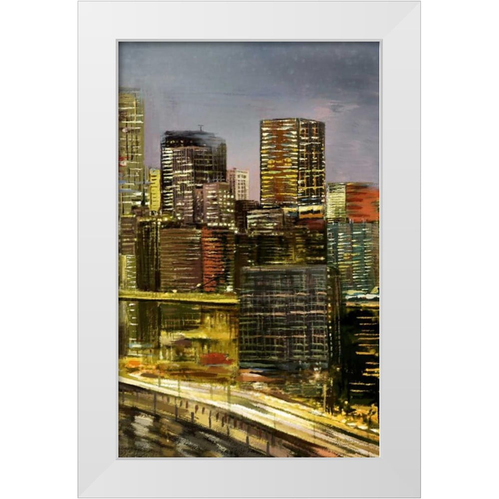 Art Atelier Alliance 10x14 White Modern Wood Framed Museum Art Print ...