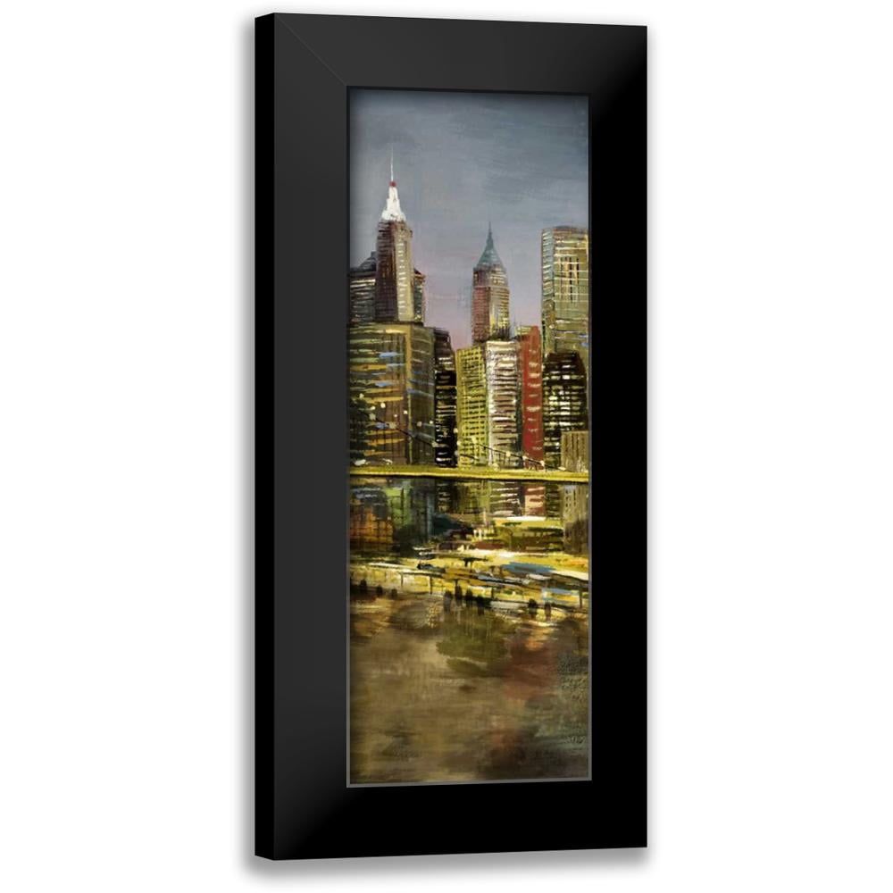 Art Atelier Alliance 9x18 Black Modern Framed Museum Art Print Titled ...