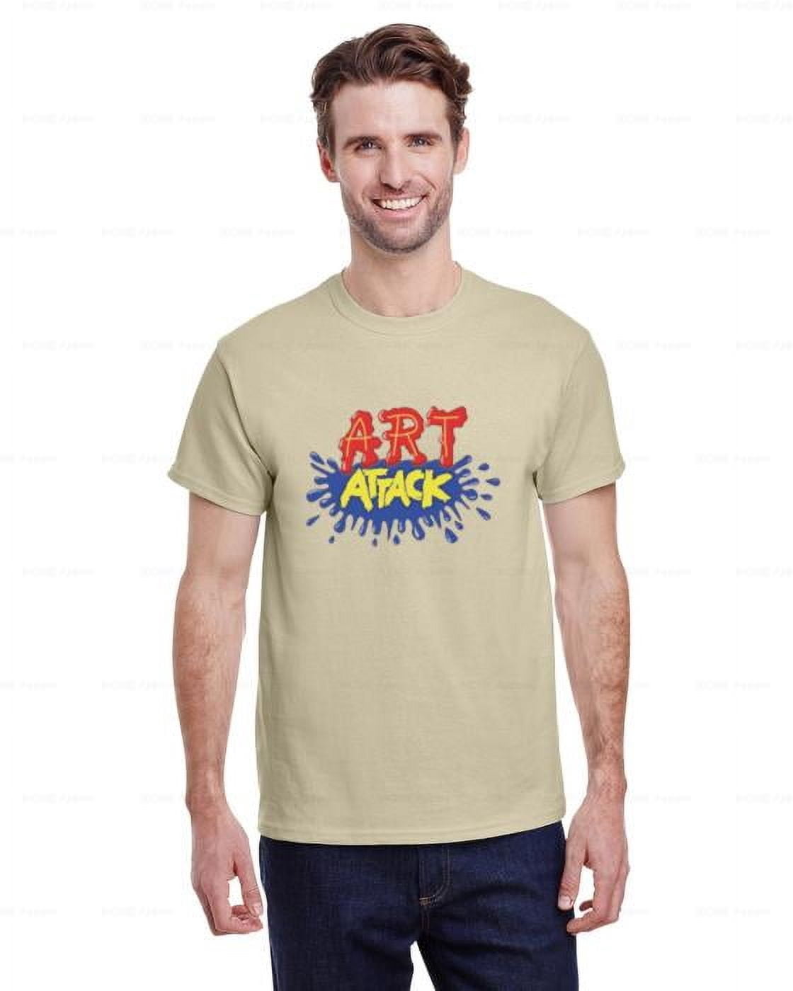 Art Attack T-shirt Retro Creative Kids Show Nostalgic Logo Tee up to ...