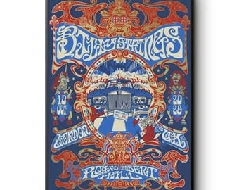 Art Billy Strings 2025 London Uk Royal Albert Hall Poster Psychedelic ...