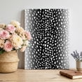 Art Black Canvas Wall Art for Living Room, Vintage White Polka Dots ...
