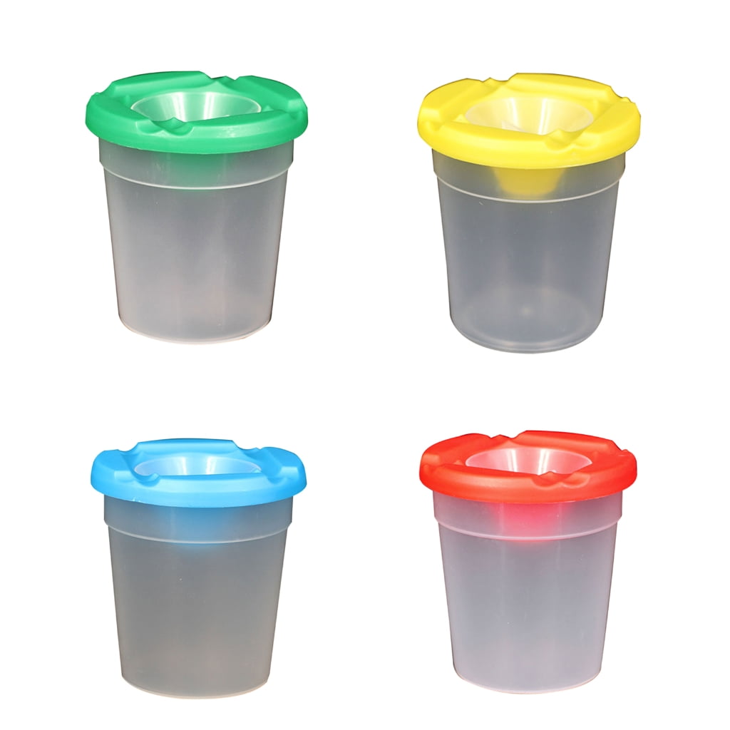 Art Buckets Painting Folding Silicone Wash Pen Buckets Brush Pen ...