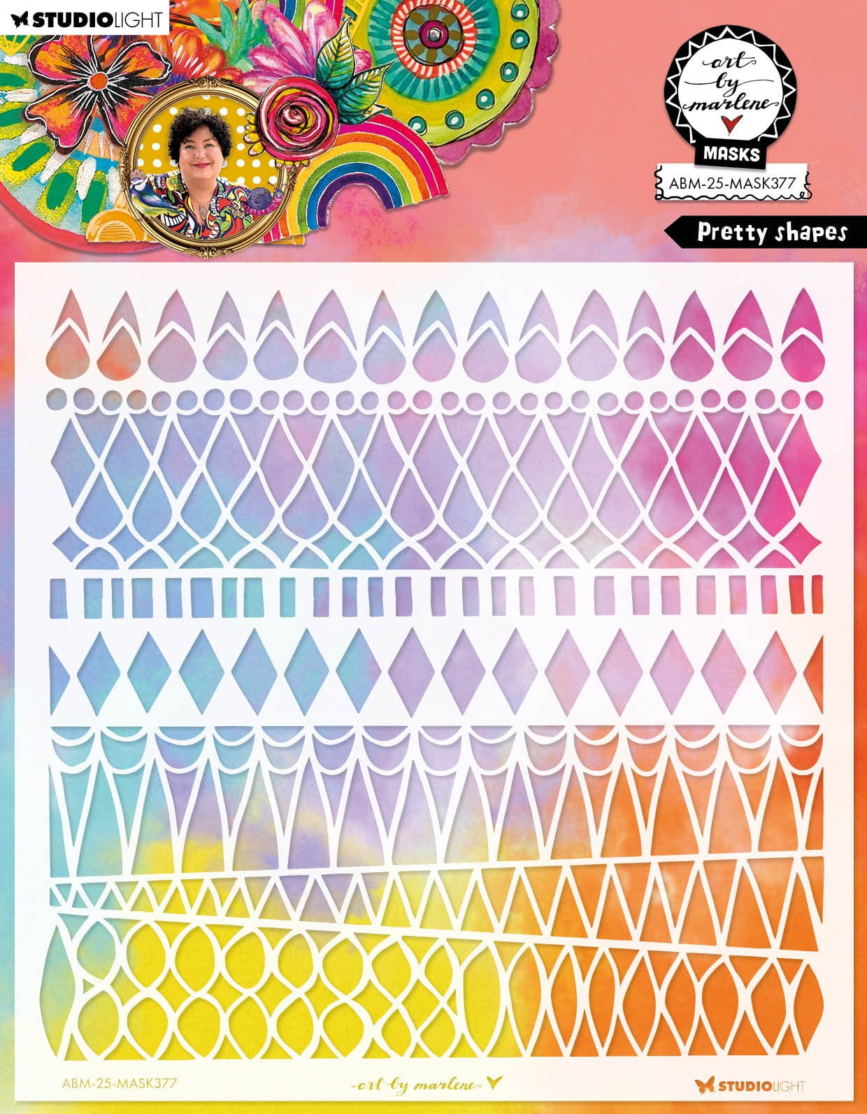 Art By Marene Mask-Pretty Shapes - Walmart.com