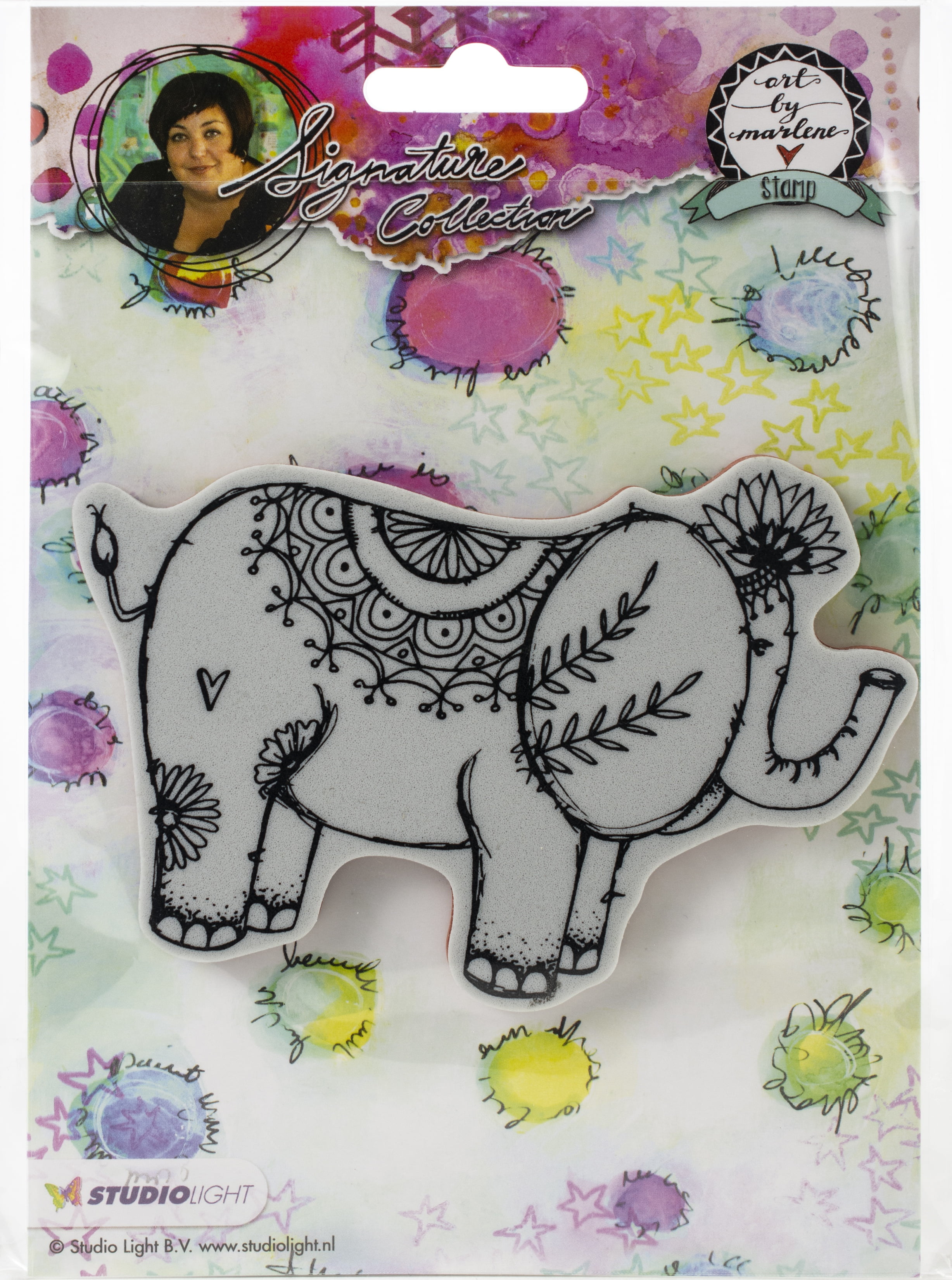 Art By Marlene 2.0 Animals Cling Stamp-Elephant - Walmart.com