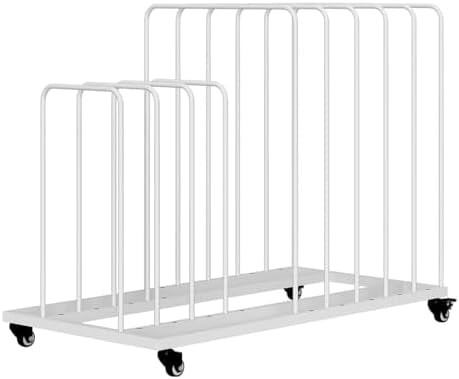 Art Canvas Storage Rack, Art Storage with Wheels, Adjustable Art ...