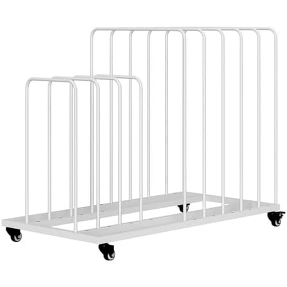 Art Canvas Storage Rack, Art Storage with Wheels, Adjustable Art ...