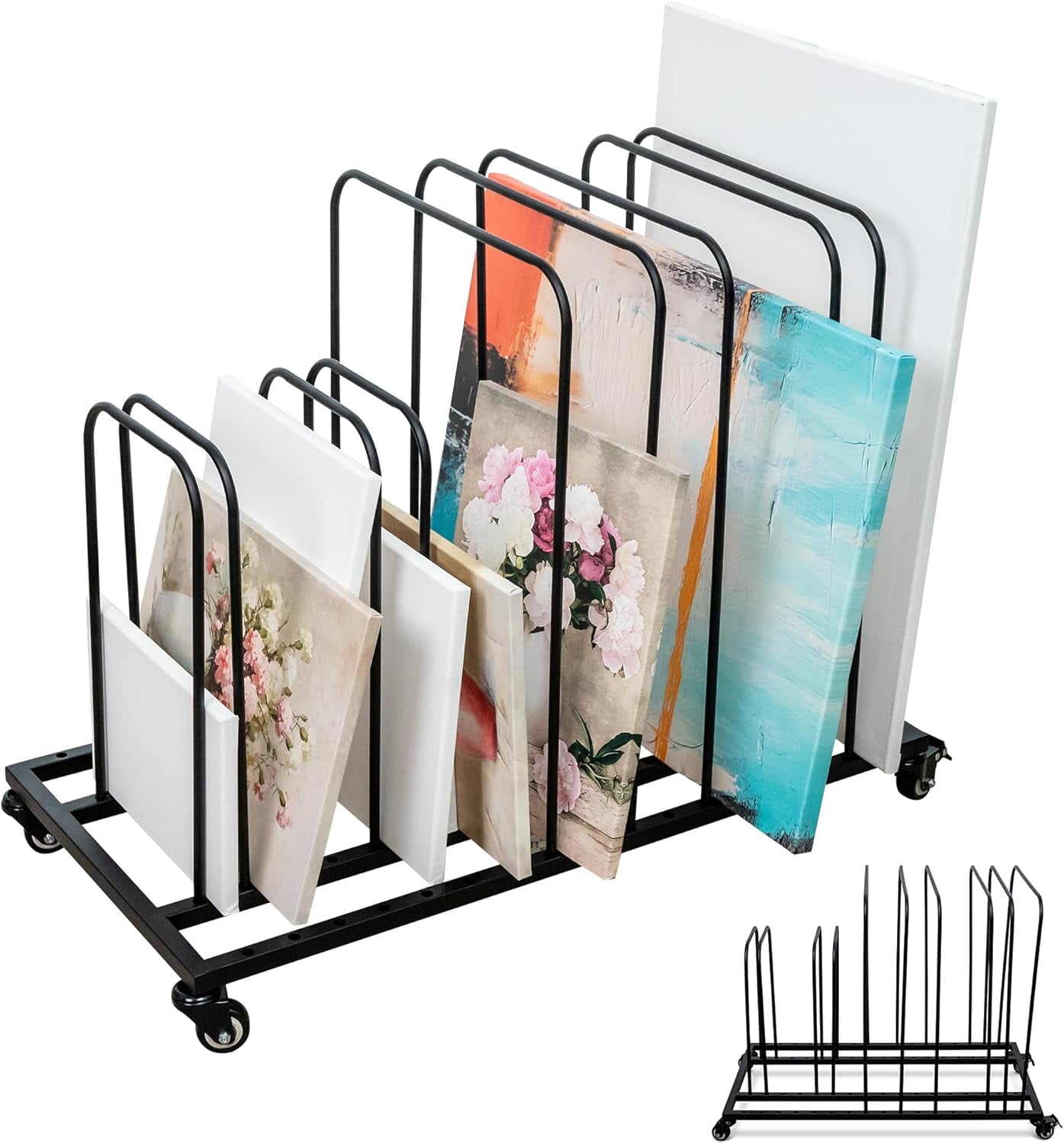 Art Canvas Storage Rack | Store Your Canvas Safely | Easily Movable ...