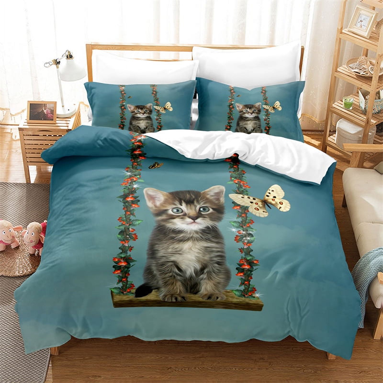 Art Cartoon Animals Bedding Set Duvet Cover Set 3d Bedding Digital ...