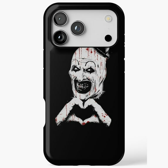 Art Clown Horror Scary Halloween Goth Case for iPhone 11 12 13 14 15 16 ...
