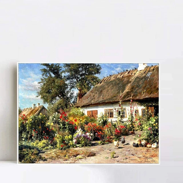 Art Colourful Flowers And Plants By Peder Mork Monsted Home Decor Art ...