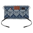 Art Country Kitchen Restaurant Half Waist Apron, Retro Navy Blue ...