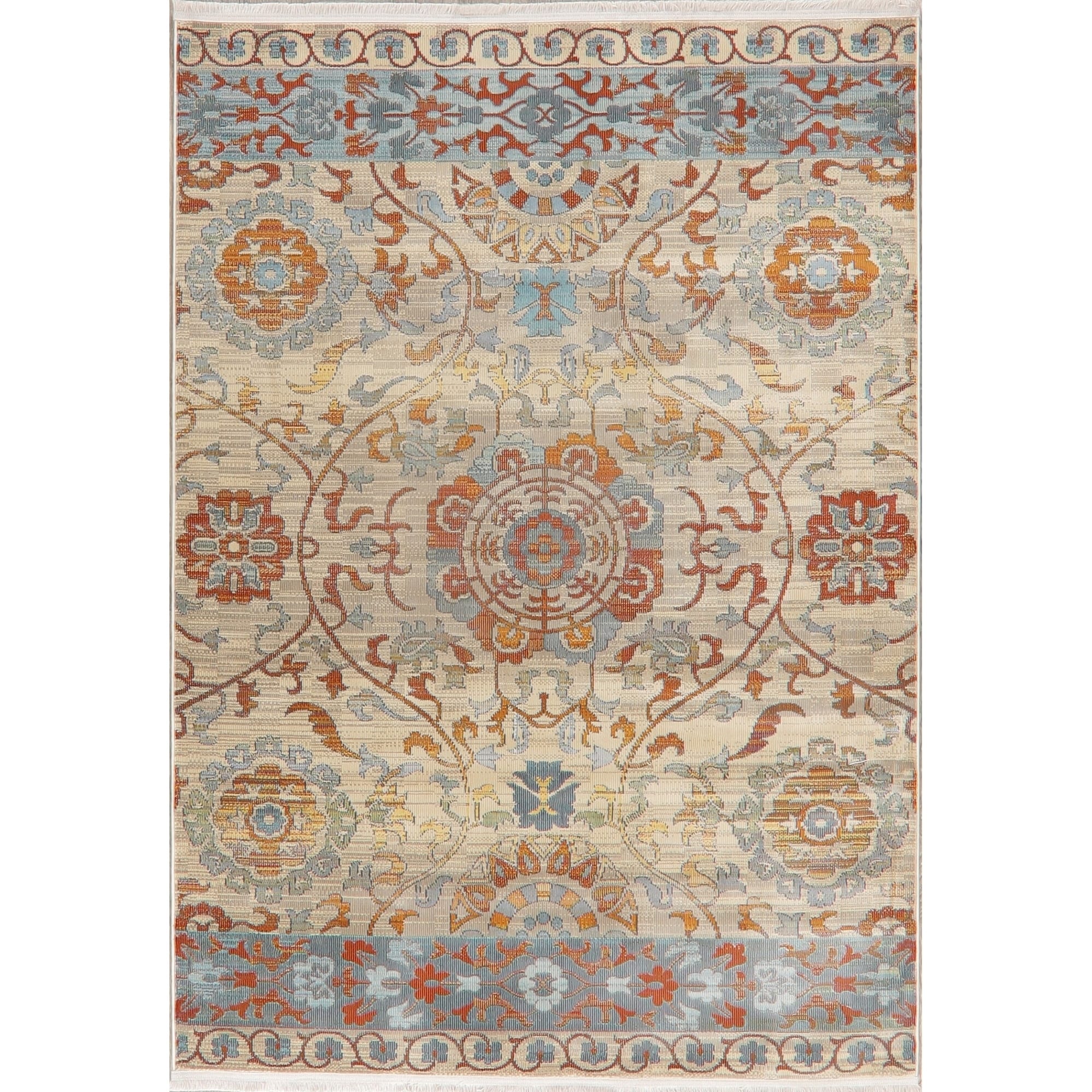 Art & Craft Distressed Turkish Heat-Set Area Rugs Living Room 5'0" x 7 ...