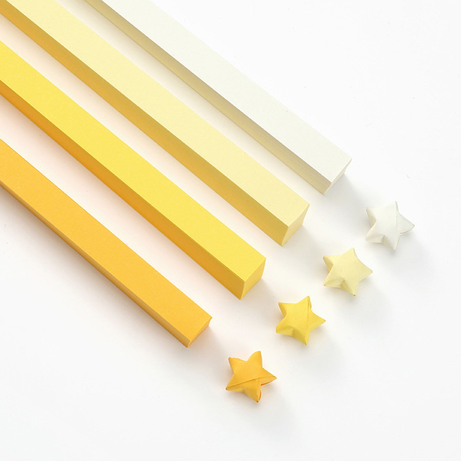 Art Crafts DIY Supplies 540 Sheets Paper Strips Double Colorful Star ...