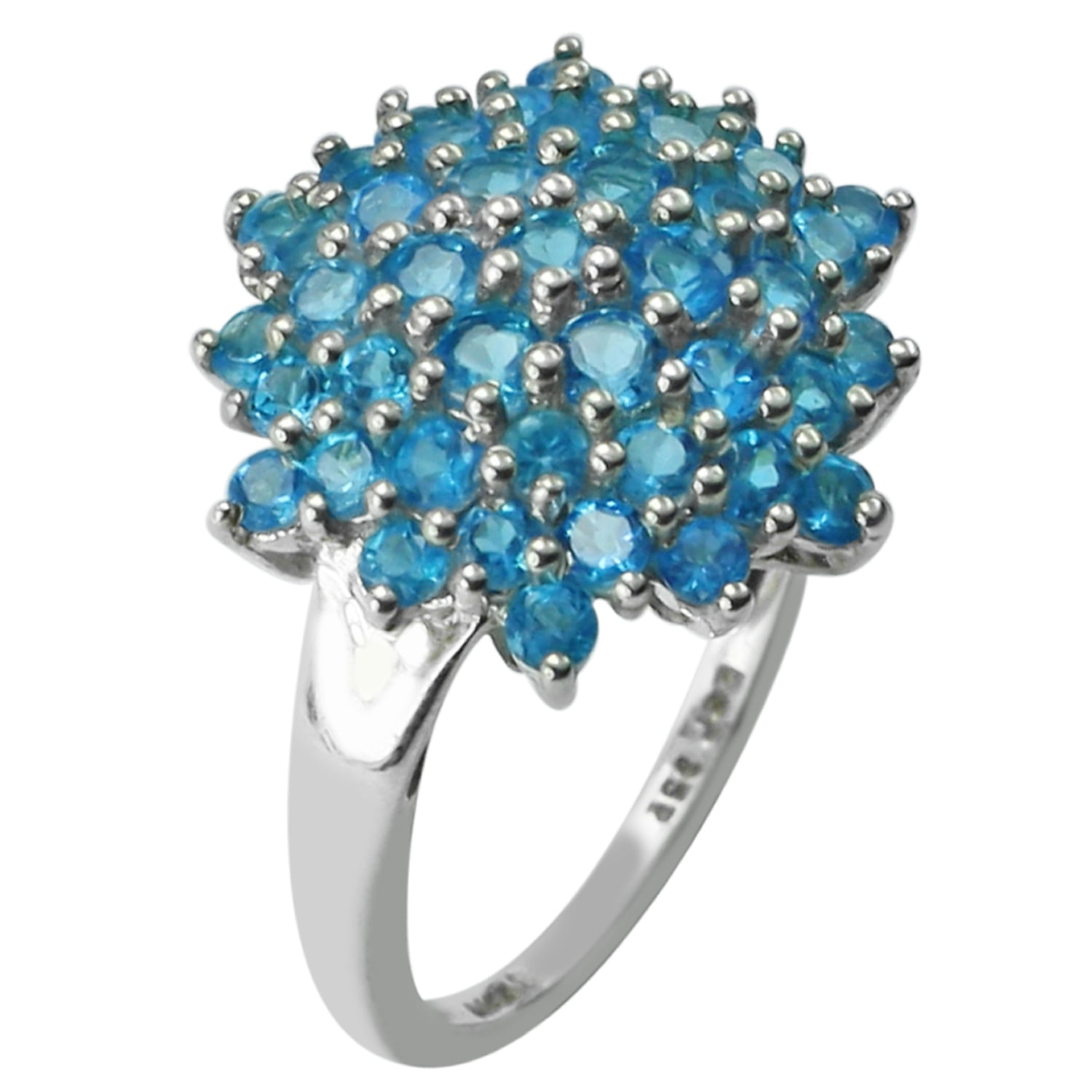 Art Deco 925 Sterling Silver 2.14 Ctw Neon Apatite Women Thanksgiving ...