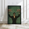Art Deco Bartender Poster: Retro Cocktail Bar Wall Art Vintage Style ...
