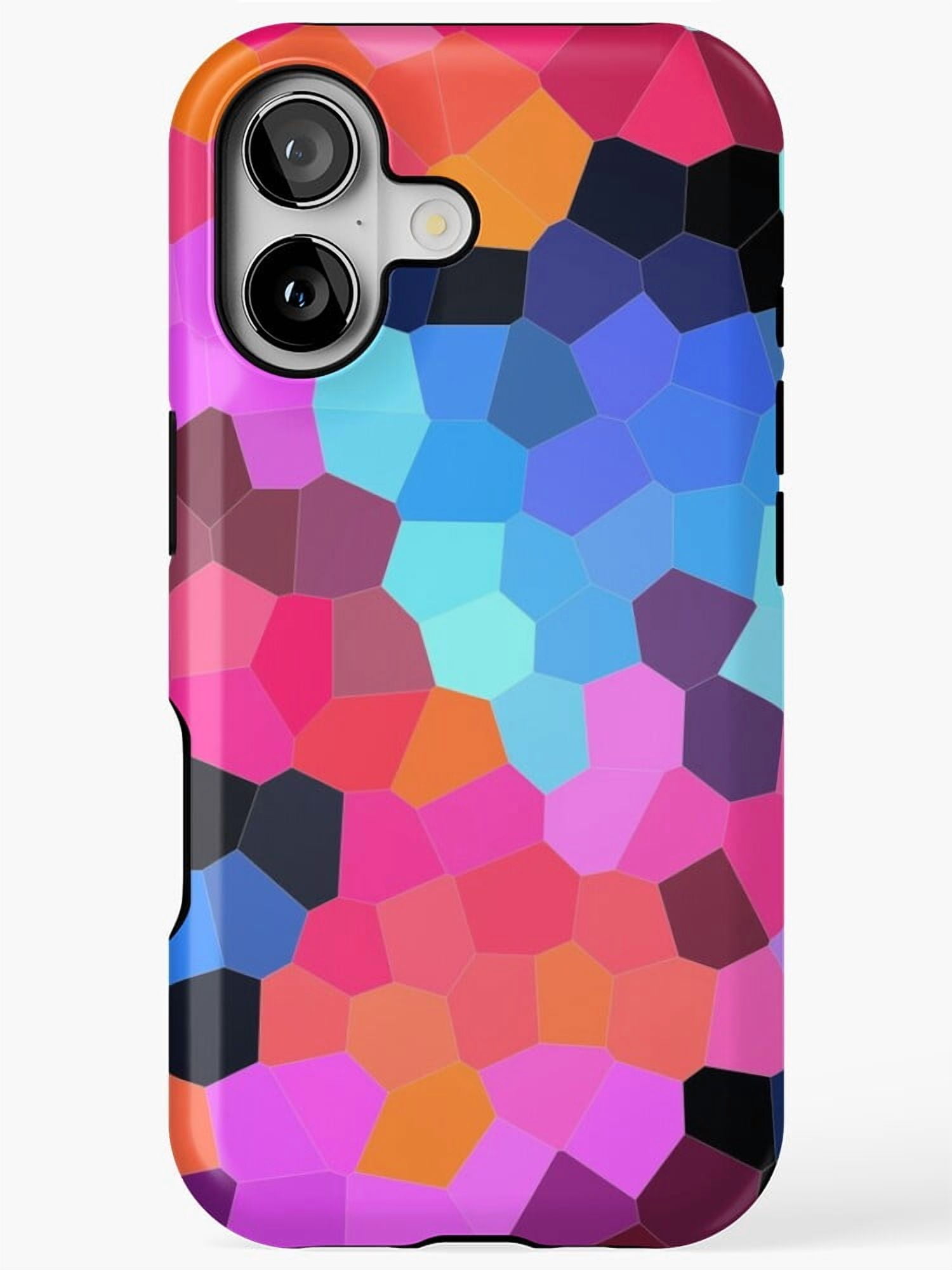 Art Deco Block Print Palms Earthy Greens Art Phone Case for iPhone 11 ...