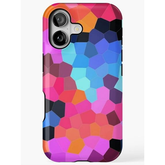 Art Deco Block Print Palms Earthy Greens Art Phone Case for iPhone 11 ...