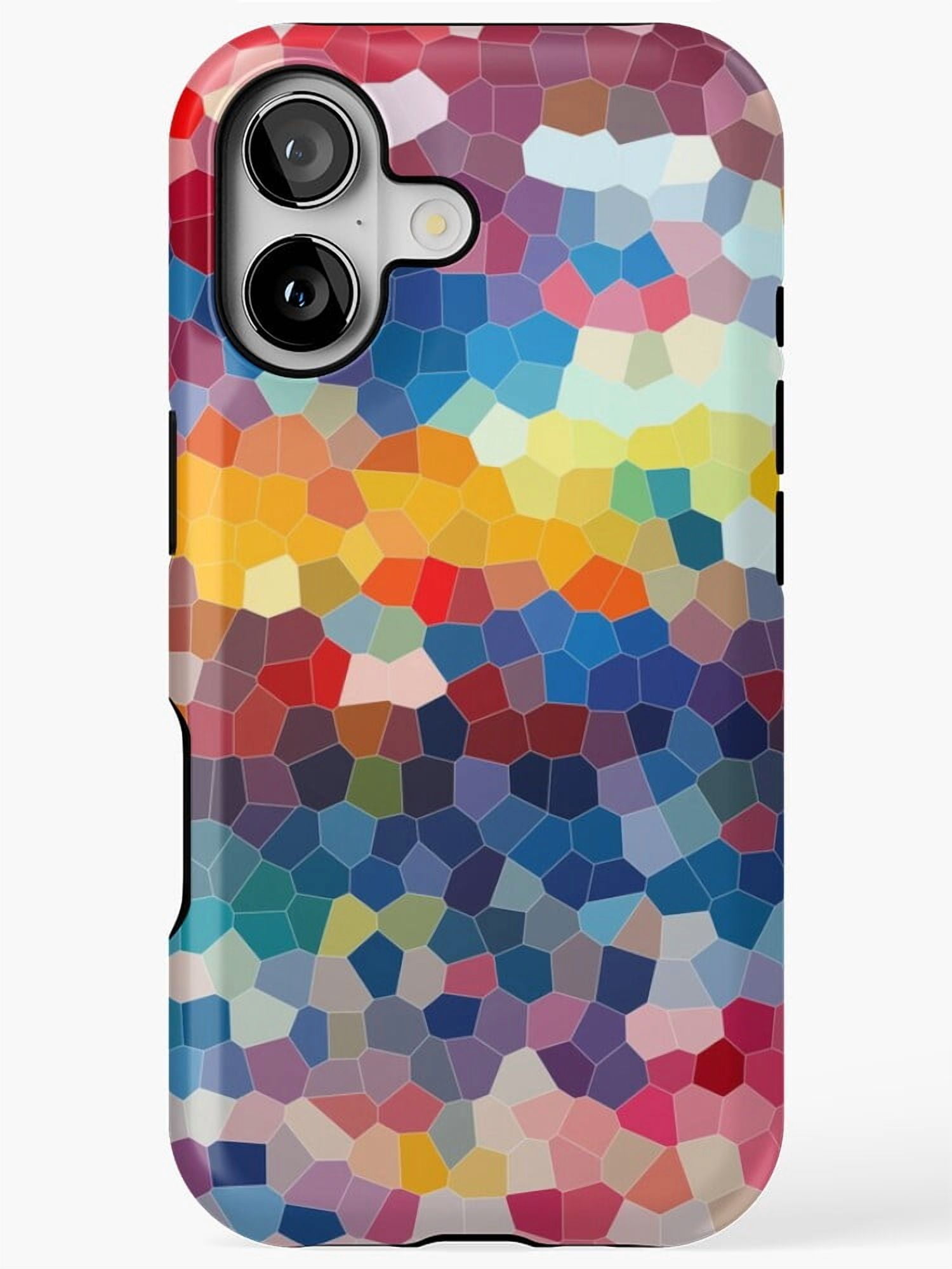 Art Deco Block Print Palms Olive Green Style Phone Case for iPhone 11 ...