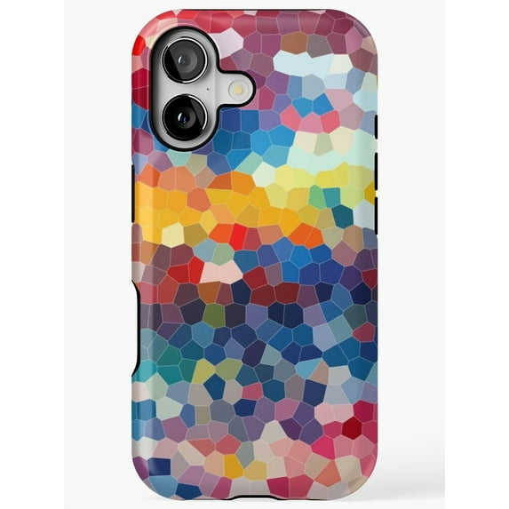 Art Deco Block Print Palms Olive Green Style Phone Case for iPhone 11 ...