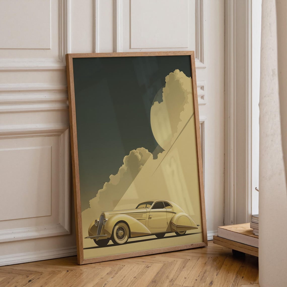 Art Deco Car Wall Art Vintage Luxury Automobile Classic 1930s Car ...