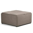 Art Deco Dreams Wide Coffee Table Storage Ottoman, Ideal for Living ...
